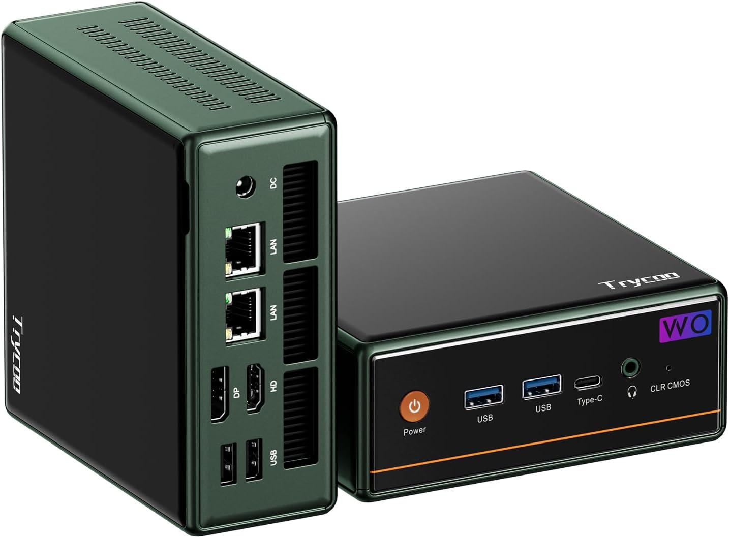 Amazon.com: Trycoo Mini PC AMD Ryzen 5 5500U(4.0GHz) Mini Processors ...