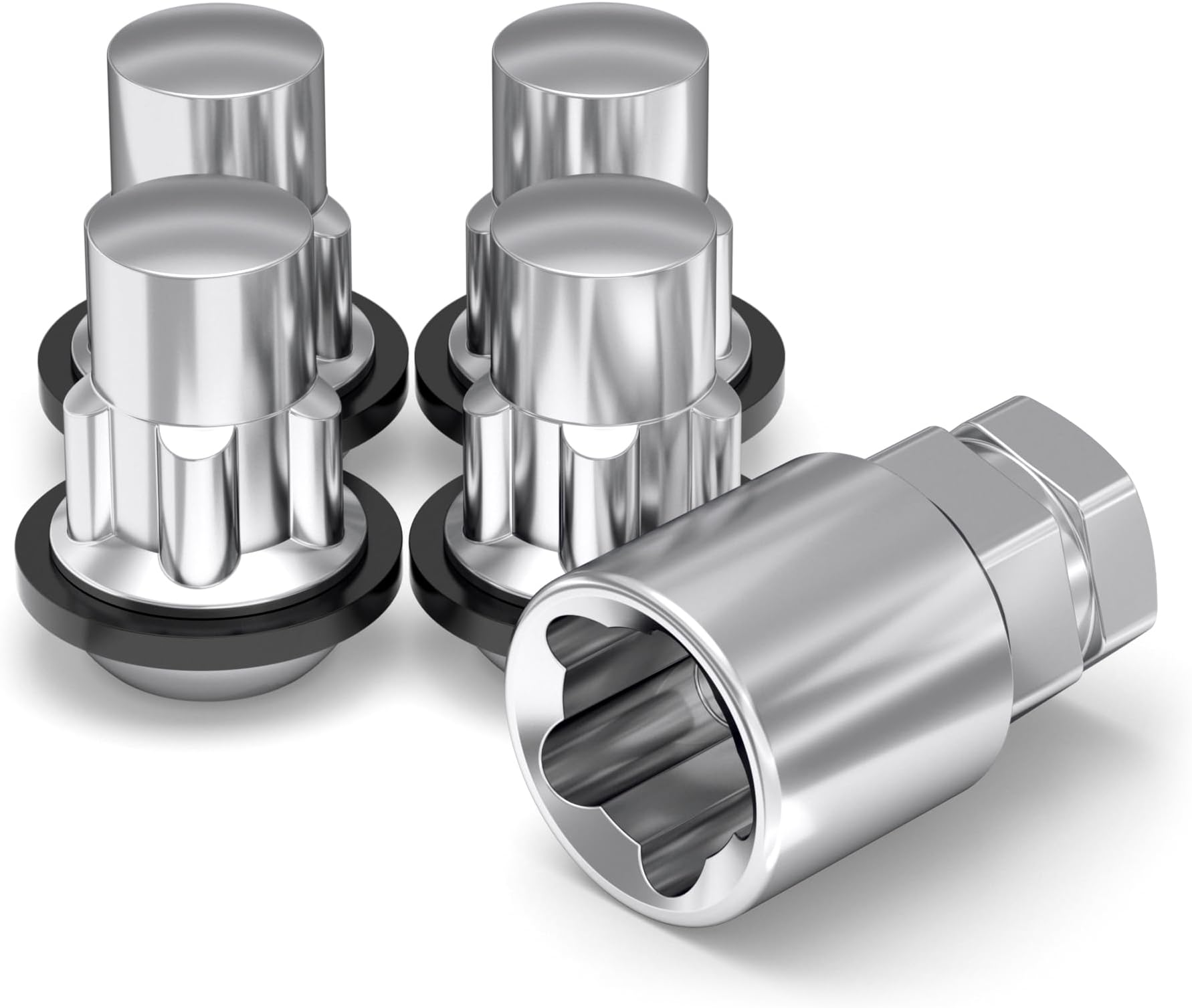 Amazon.com: White Knight 40700S Chrome M12 x 1.50 Thread Size Acorn ...