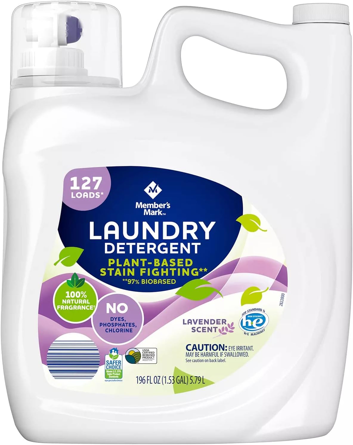 Amazon.com: Member's Mark Plant Based Liquid Laundry Detergent ...