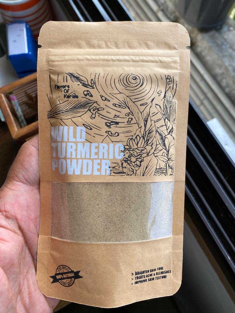 FLAVORS OF KERALA (FOK) | Wild Turmeric Powder | Kasthuri Manjal Powder ...