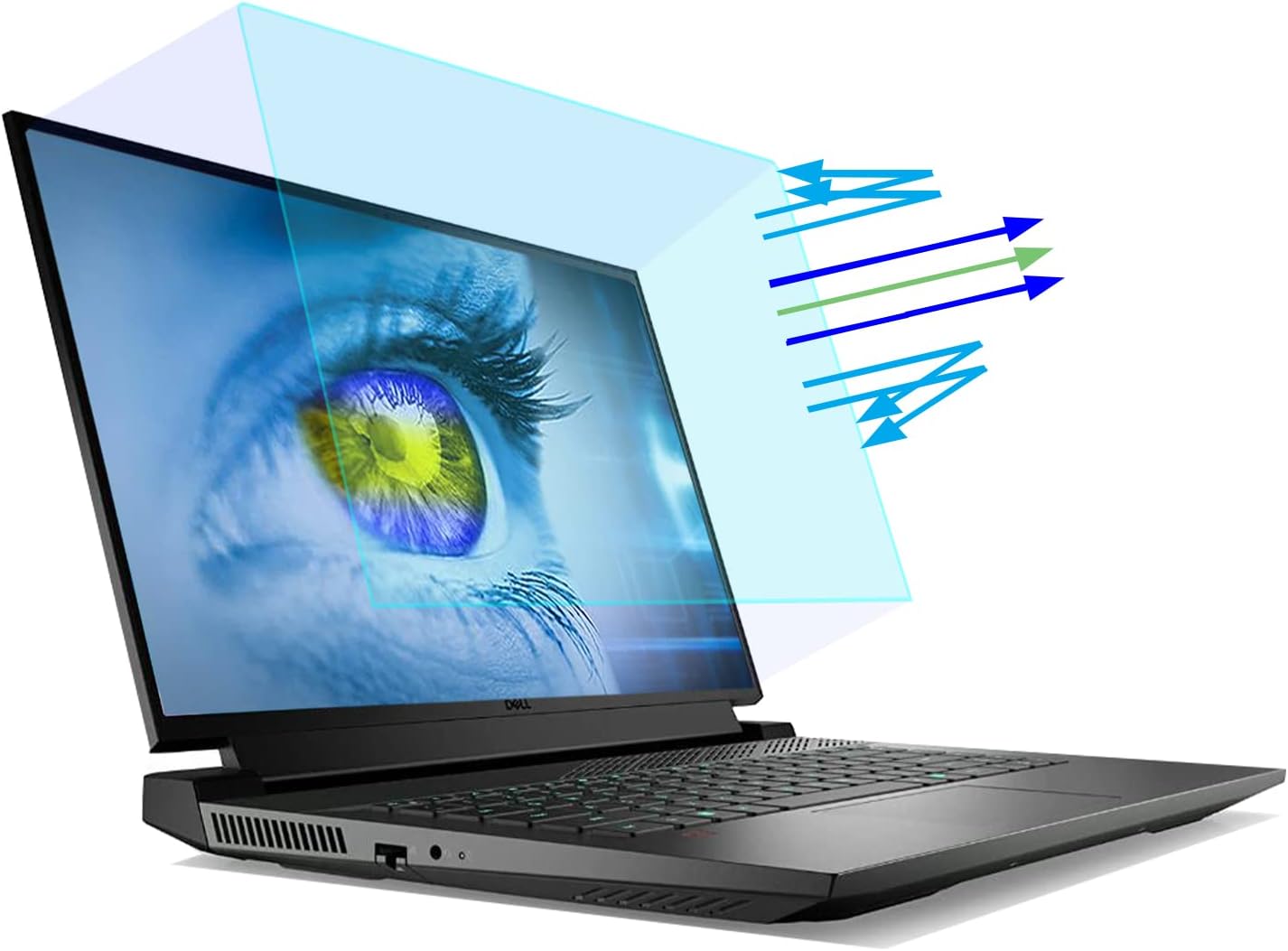 Amazon.com: 2 Pack Anti Blue Light Screen Protector for Dell G16 7630 ...