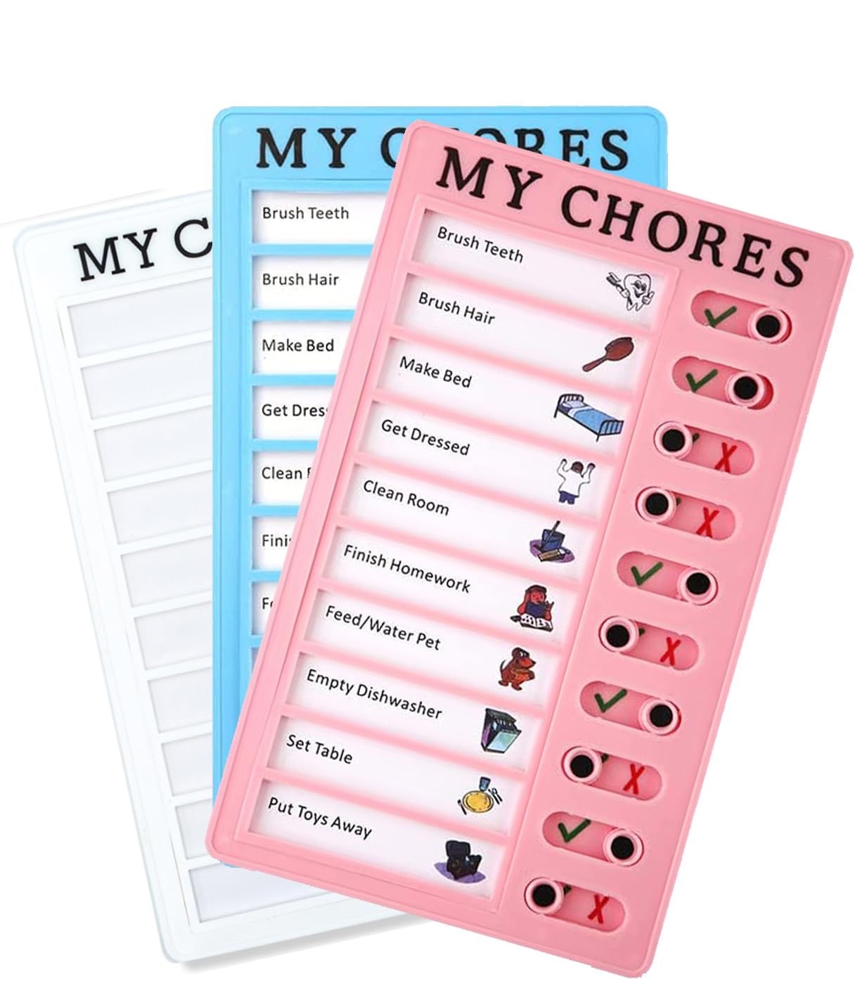Buy Yeesabella 3pcs Checklist Board, Daily Schedule to Do List Board ...