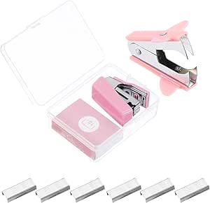 Amazon.com : PATIKIL Desk Stapler Set, Portable Effortless Manual Claw ...