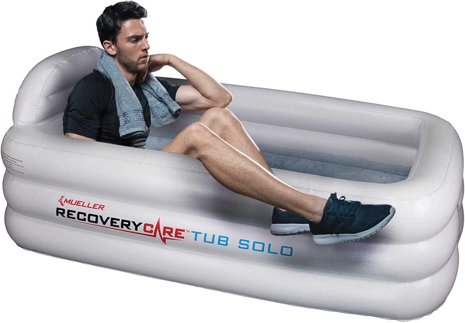 Amazon.com : MUELLER Sports Medicine RecoveryCare Tub, Inflatable Ice ...