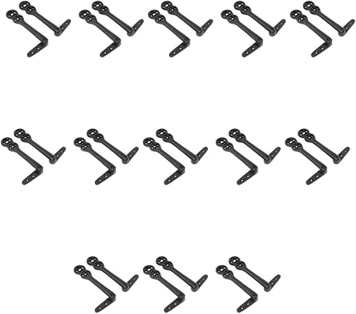 Amazon.com: Renovators Supply Black Stair Carpet Runner Holder Clips ...