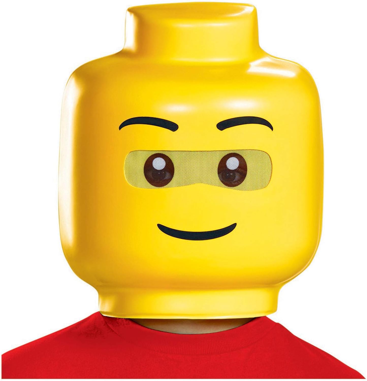 Amazon.com: Disguise Lego Guy Child Costume Mask, One Size Child : Toys ...