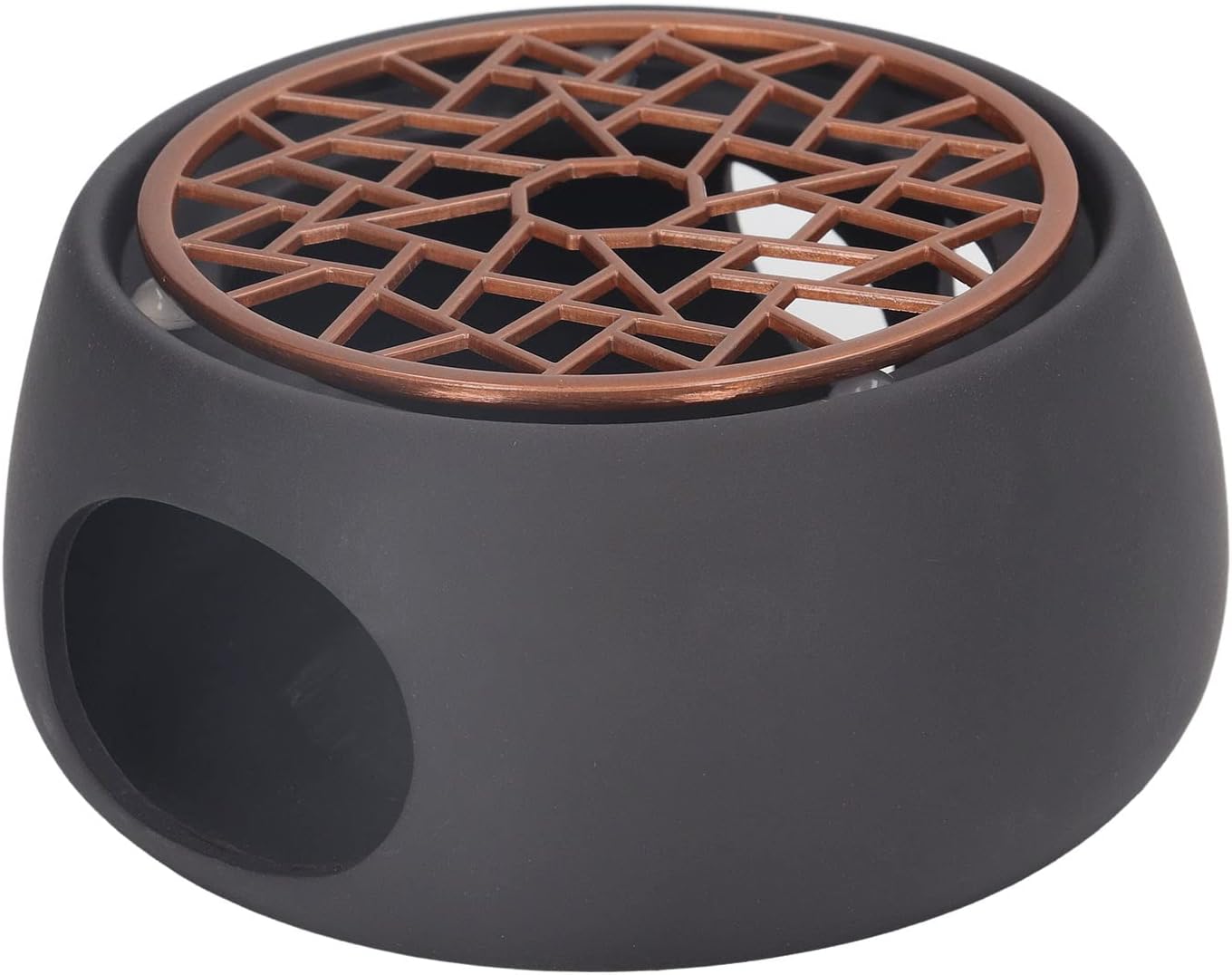Tea Light Warmer, Multifunctional Black Ceramic Elegant Appearance ...