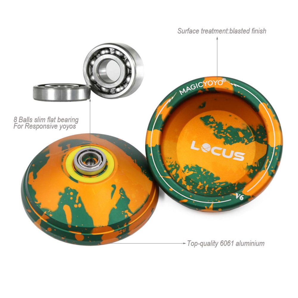 MAGICYOYO Beginner Yoyos Magic Yoyo V6 Locus Professional Responsive Yo ...