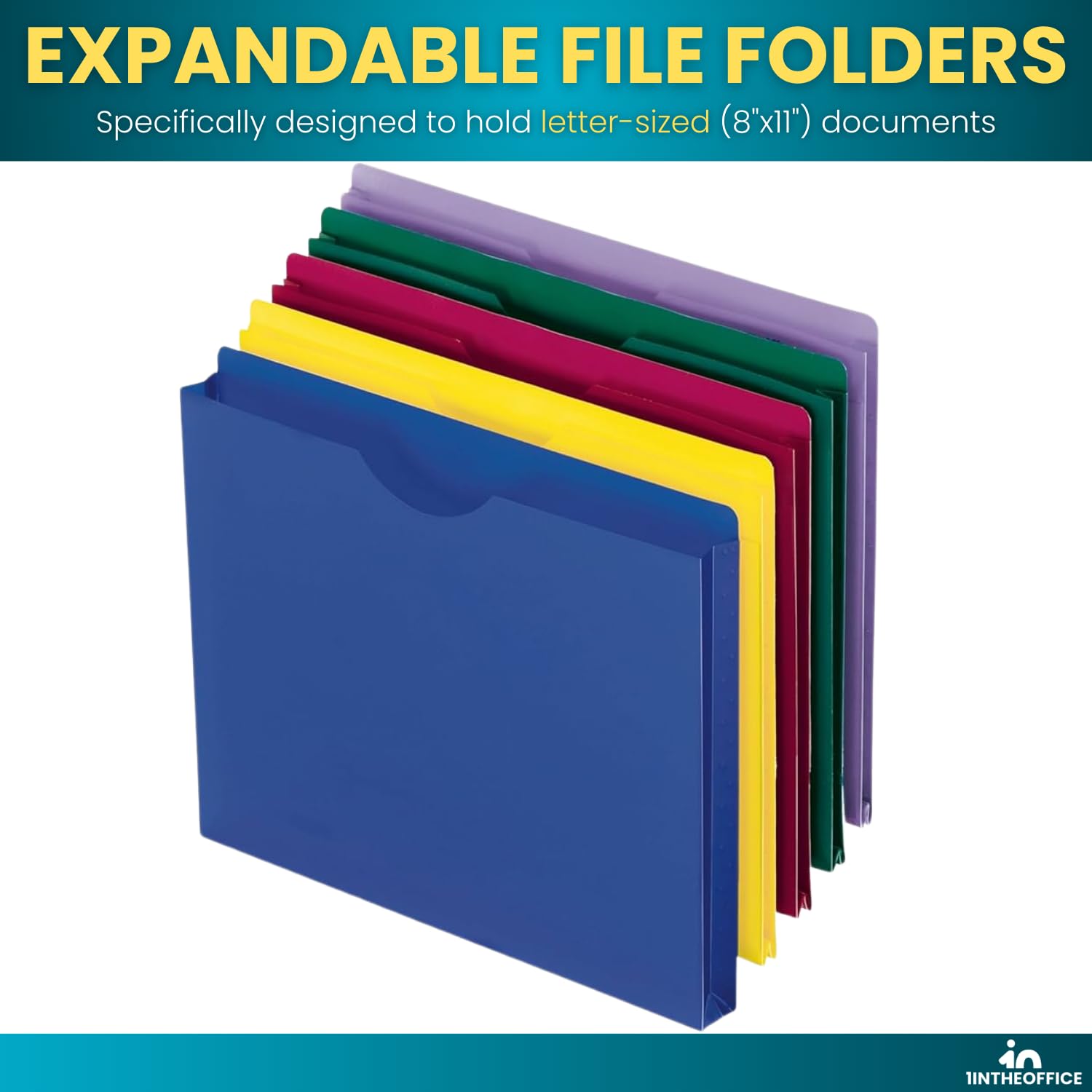 Snapklik.com : 1InTheOffice Poly File Jacket File Folder