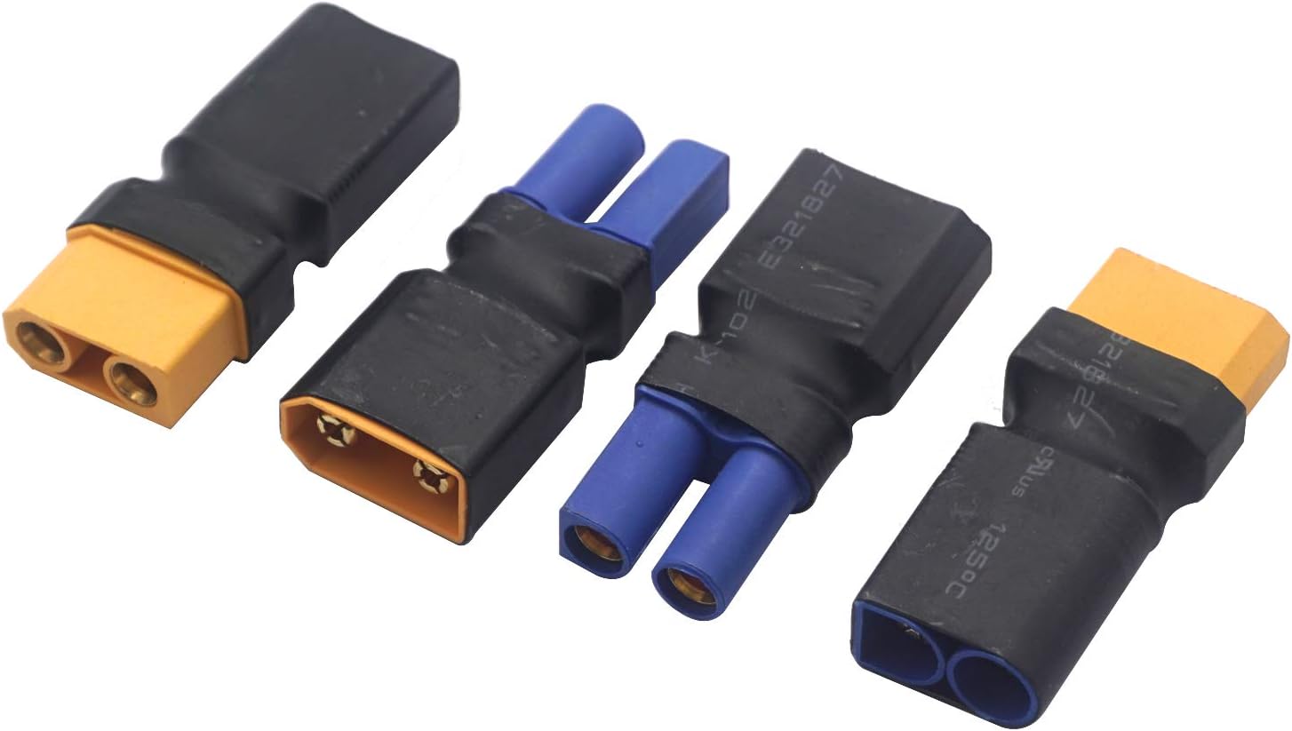 Amazon.com: BDHI 3pcs XT90 / XT-90 Male to EC5 Female Connector Adapter ...