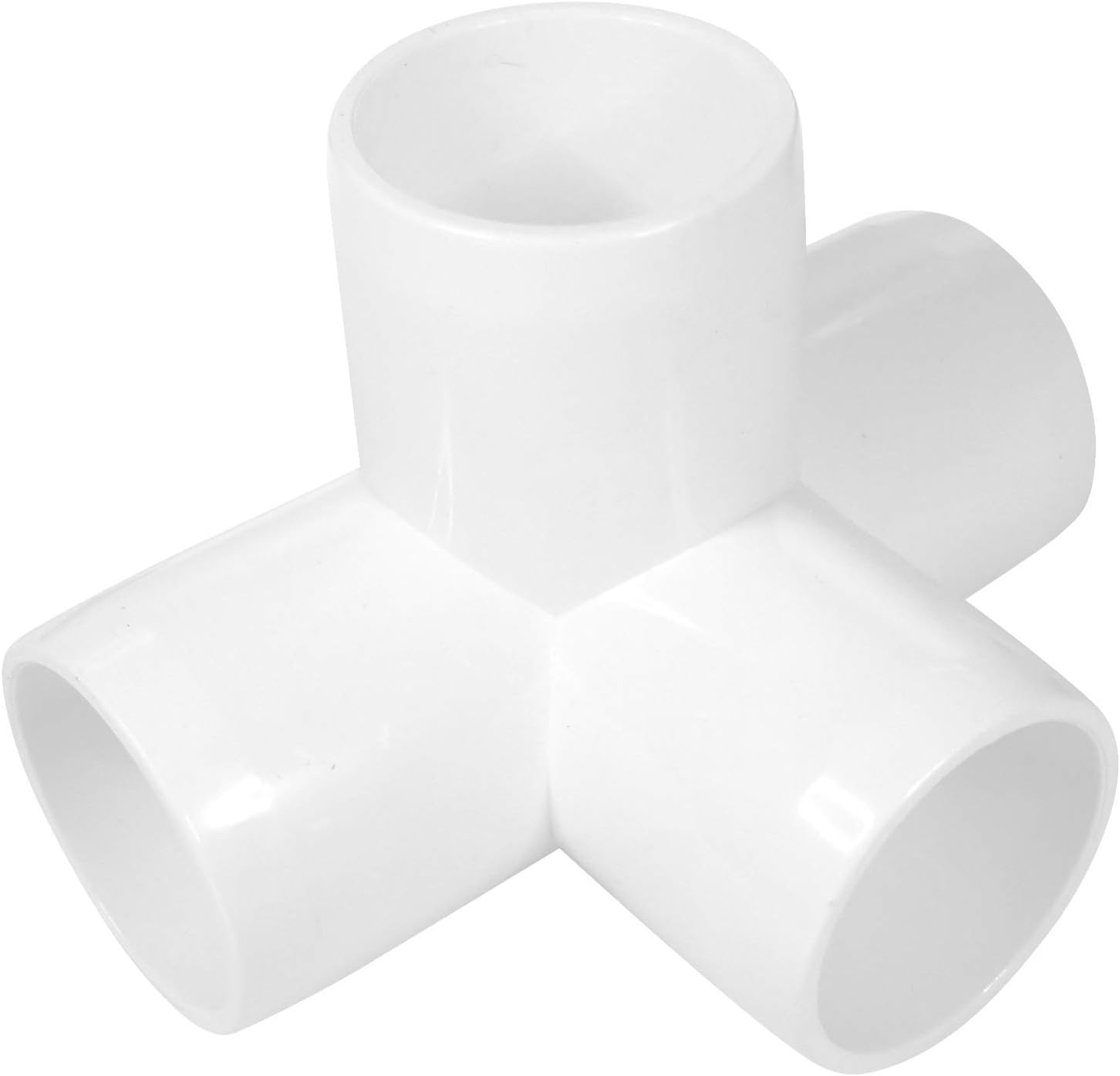 4 Pack 4 Way 3 4 Inch PVC Fitting Tee Pipe Fittings PVC Connectors 4-pack-4-way-3-4-inch-pvc-fitting-tee-pipe-fittings-pvc-connectors