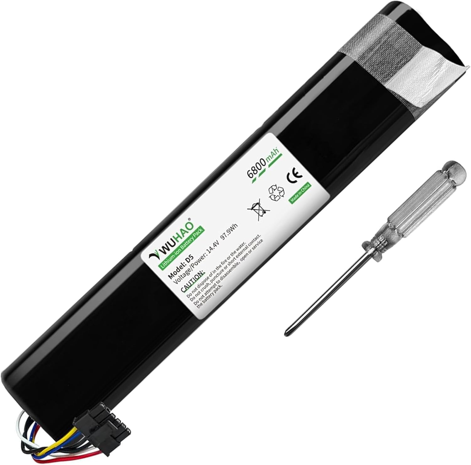 WUHAO D3 Battery for Neato D3 D4 D5 D6 D7 Replacement 14.4V [Upgraded ...