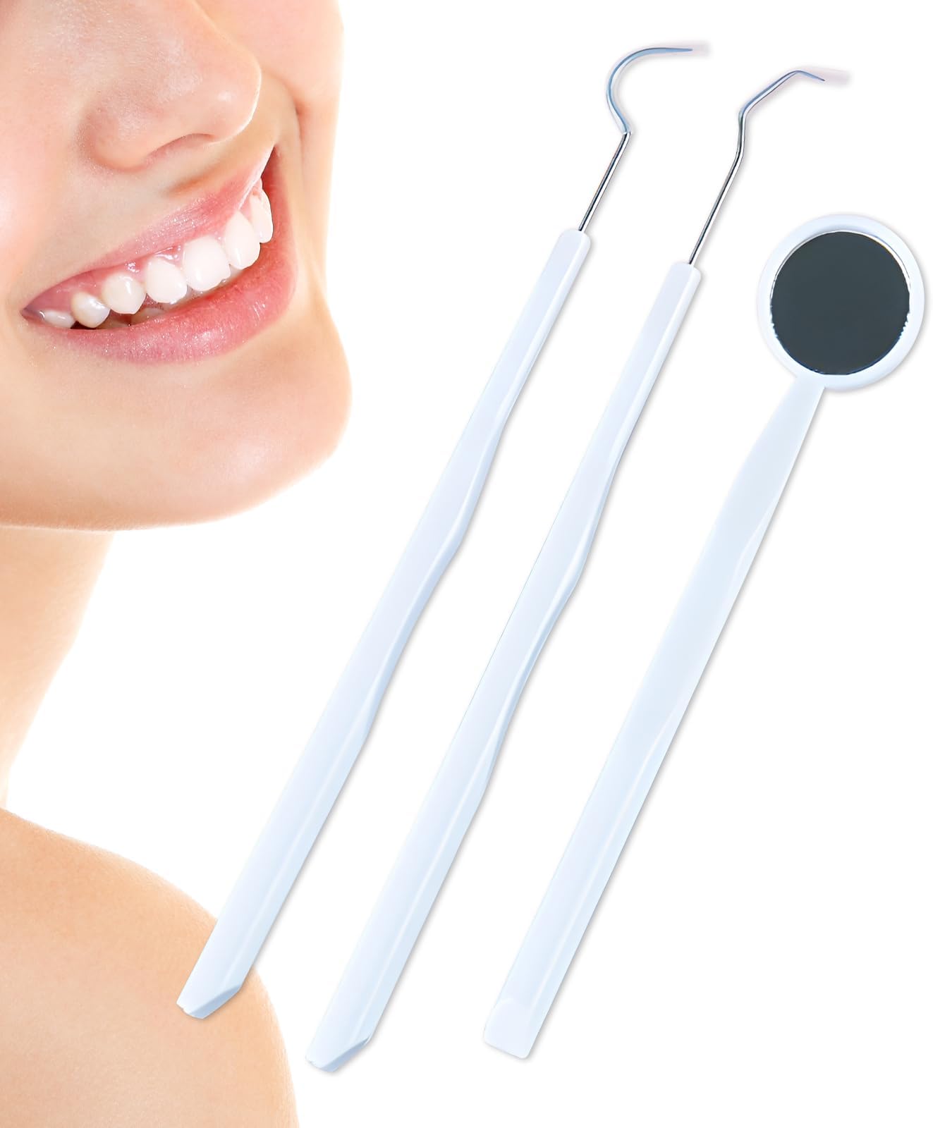 Amazon.com : 3 Pieces Dental Tools Set, Professional Disposable Plastic ...