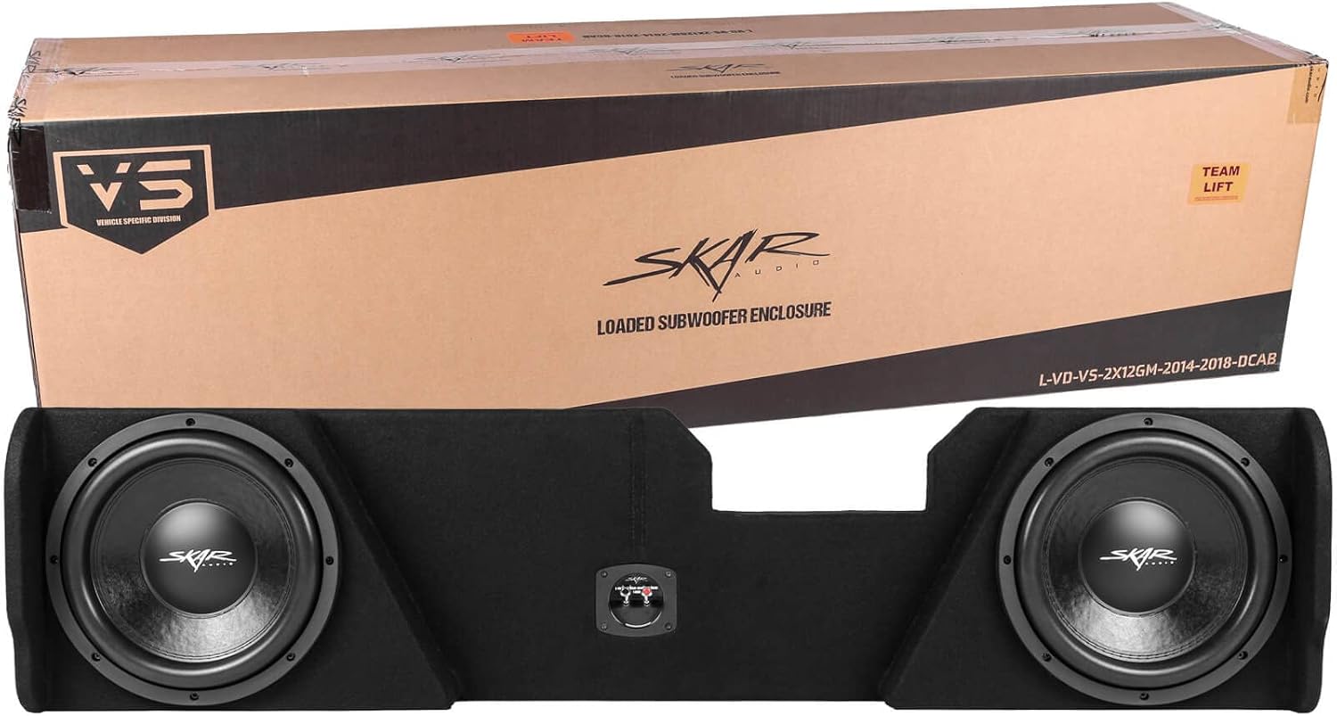 Amazon.com: Skar Audio Dual 12" Loaded VD Series Subwoofer Enclosure ...