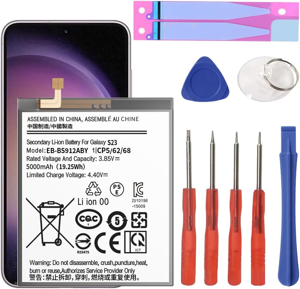 Amazon.com: THIRDPOLE Original Battery Replacement for Samsung Galaxy ...