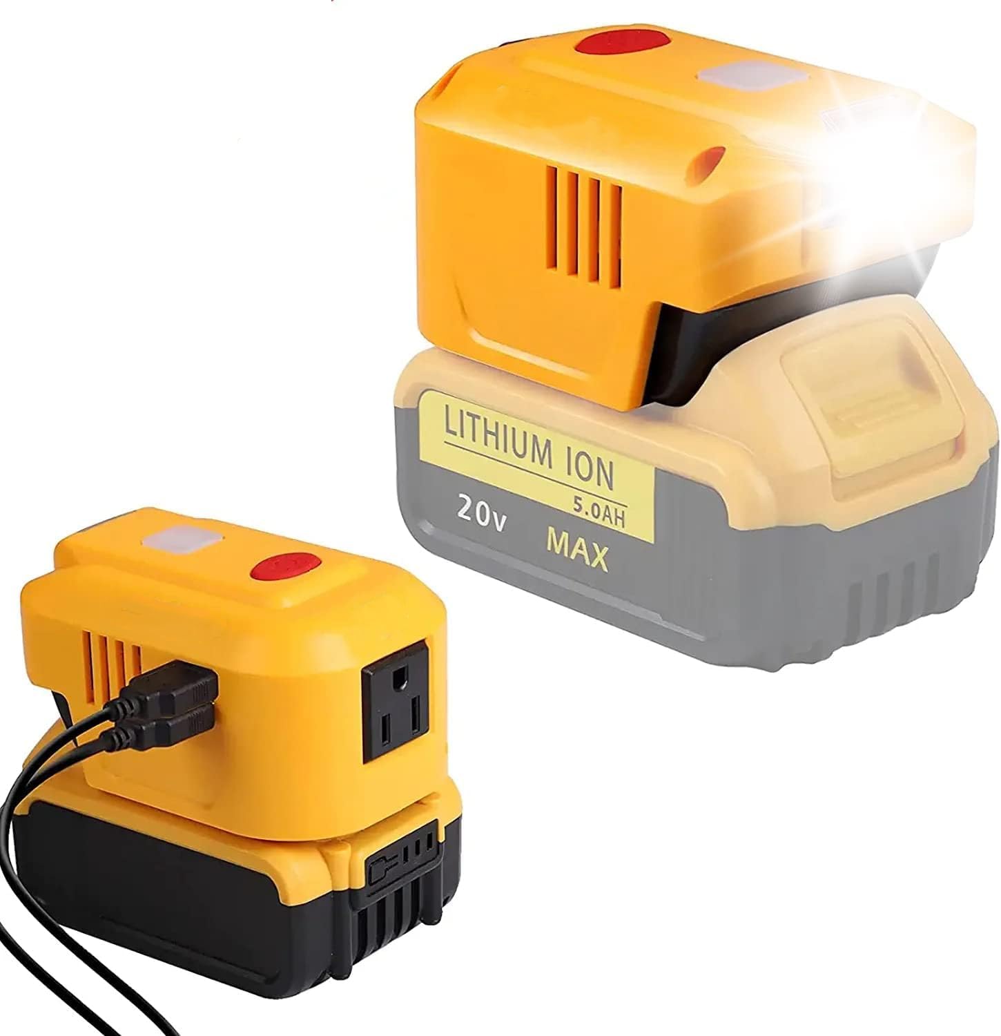 Amazon.com: 350W Portable Power Supply Inverter Power Adapter for ...