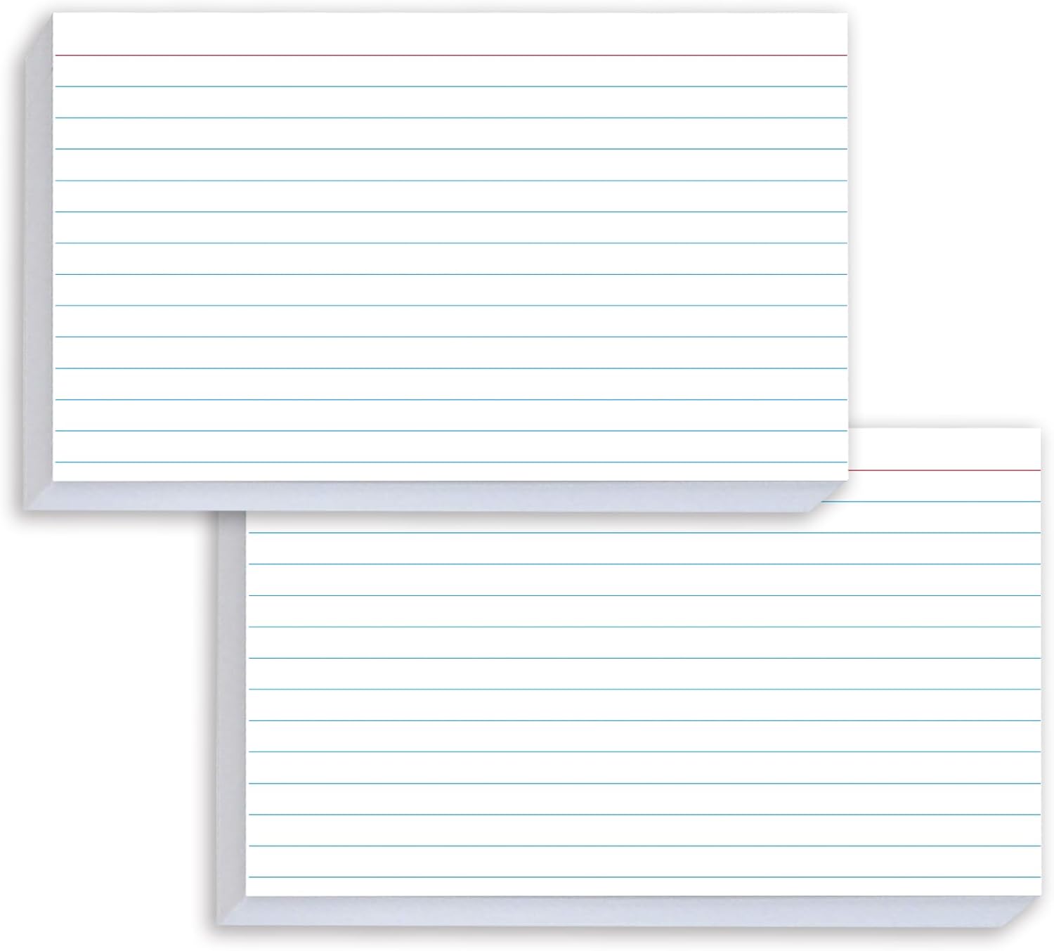 Amazon.com : MEIOPUOYEAM White Index Cards 5x8 Ruled, 50 Pcs File Note ...