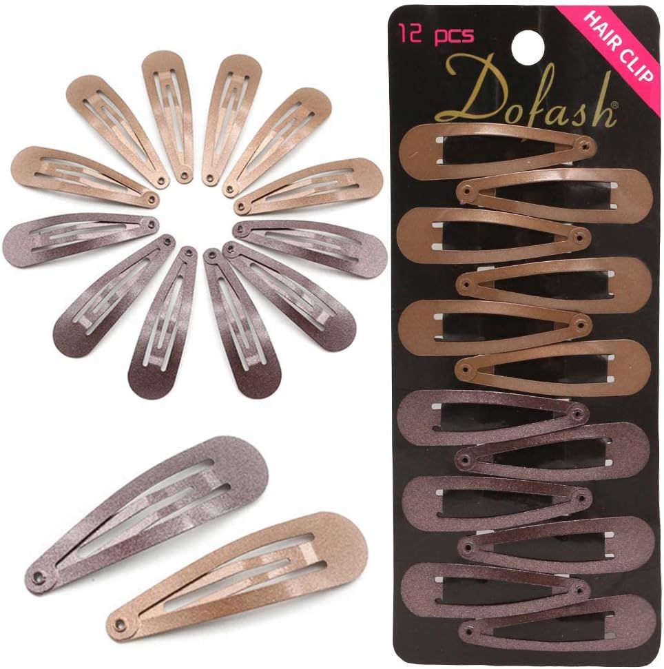 Amazon.com : Heliums 2 Inch Snap Clips - Ash Blonde - Metal Hair ...