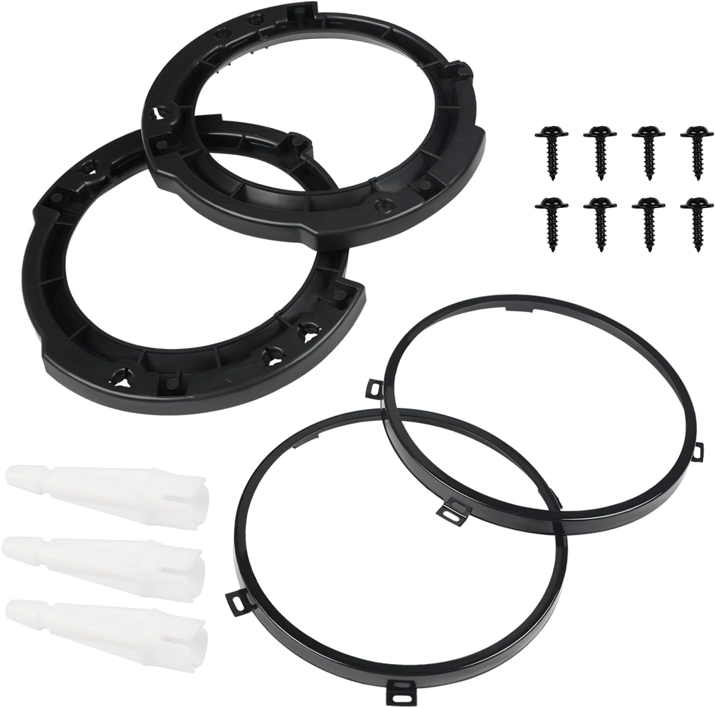 Amazon.com: WMPHE 7 Inch Headlight Mounting Bracket Ring Set Compatible ...