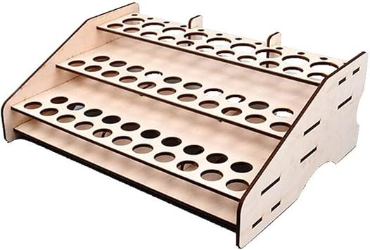 Wooden 74 Paints Bottles Rack Modular Stand Storage Rack DIY Art ...