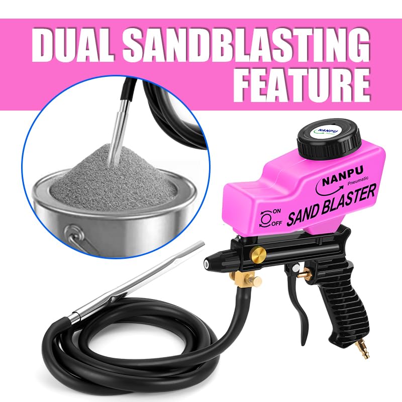 Snapklik.com : NANPU Light-Duty Air Sandblaster Gun Kit