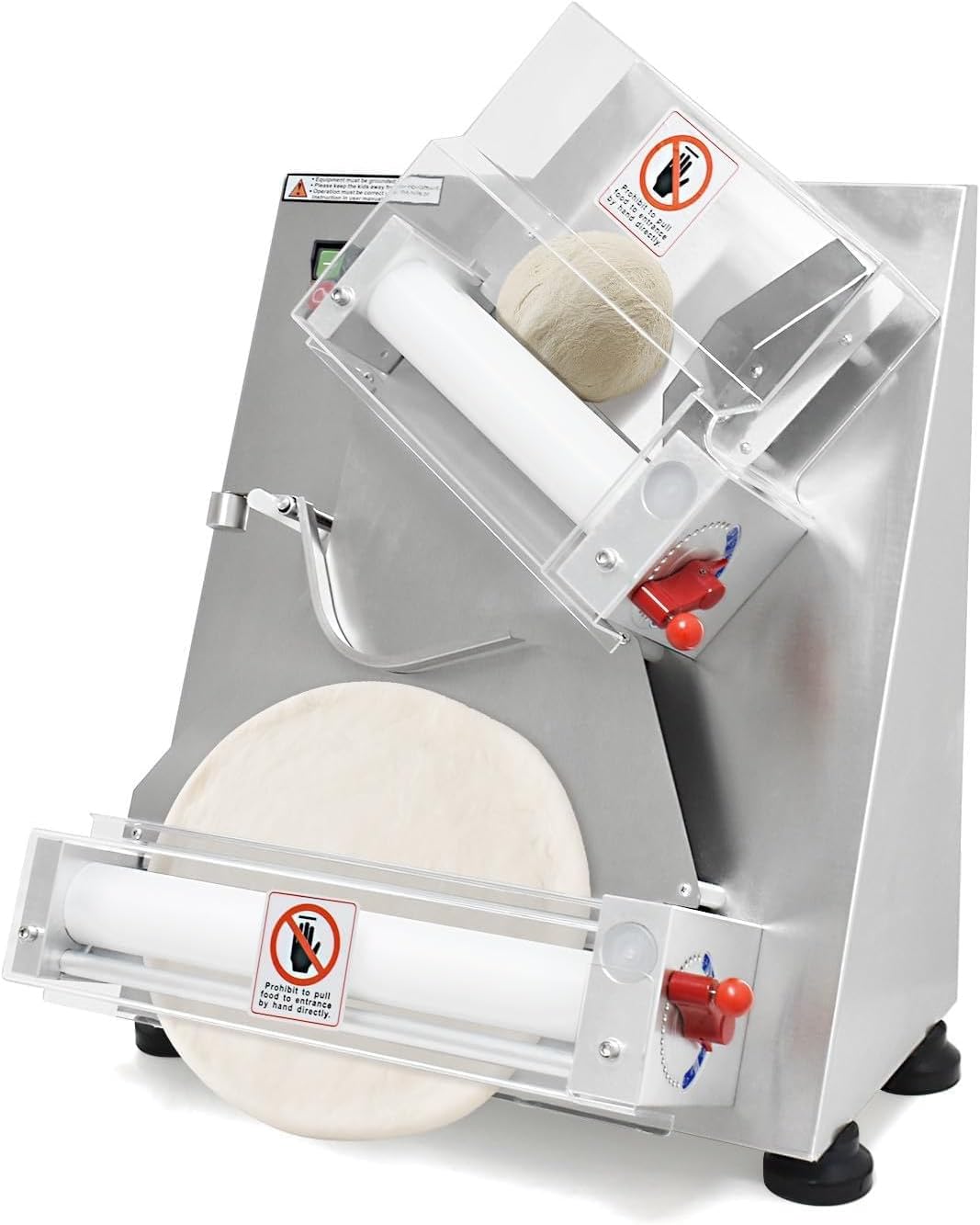 Amazon.com: Commercial Electric Pizza Dough Roller Machine, 15.7 Inch ...