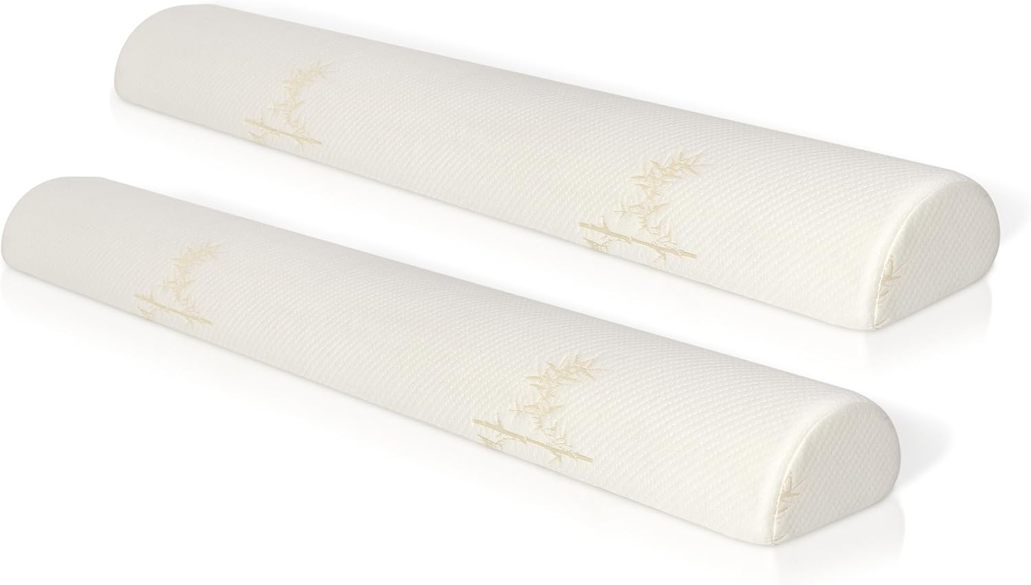 Milliard Bed Bumper (2 Pack) Toddler Foam Bed Rail with Bamboo Cover ...