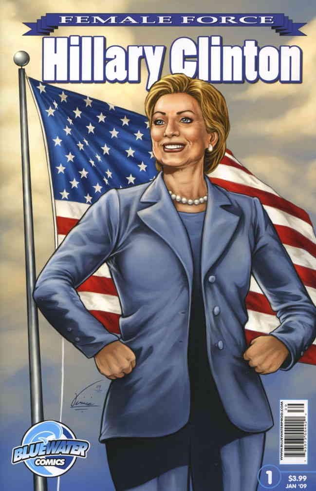 Amazon.com: Female Force: Hillary Clinton #1 VF ; Bluewater comic book ...