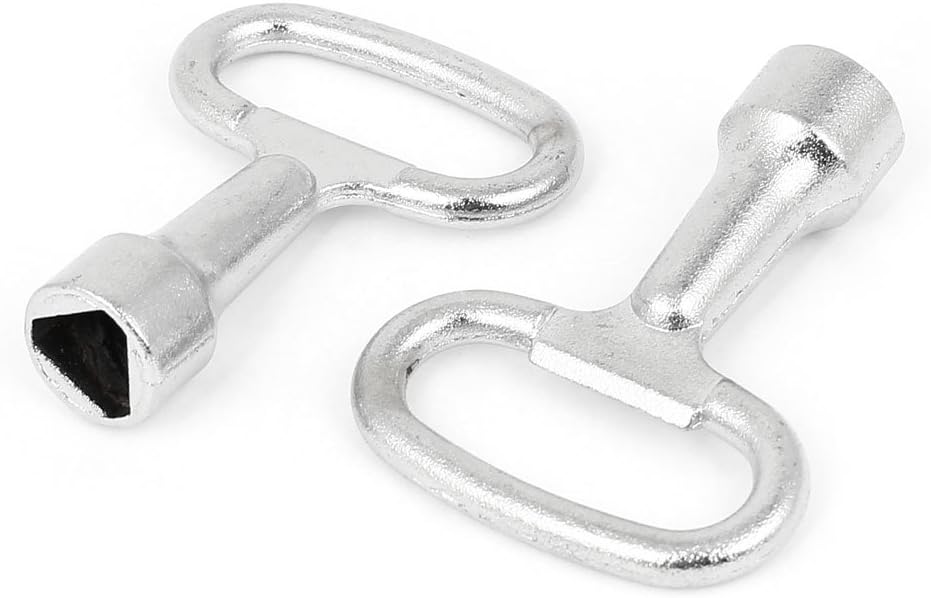 uxcell 2Pcs Metal Triangle Socket Spanner Key for 14x8x2mm Triangular ...