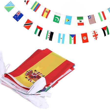Amazon.com: Anley 184Ft 200 Countries String Flag - International ...