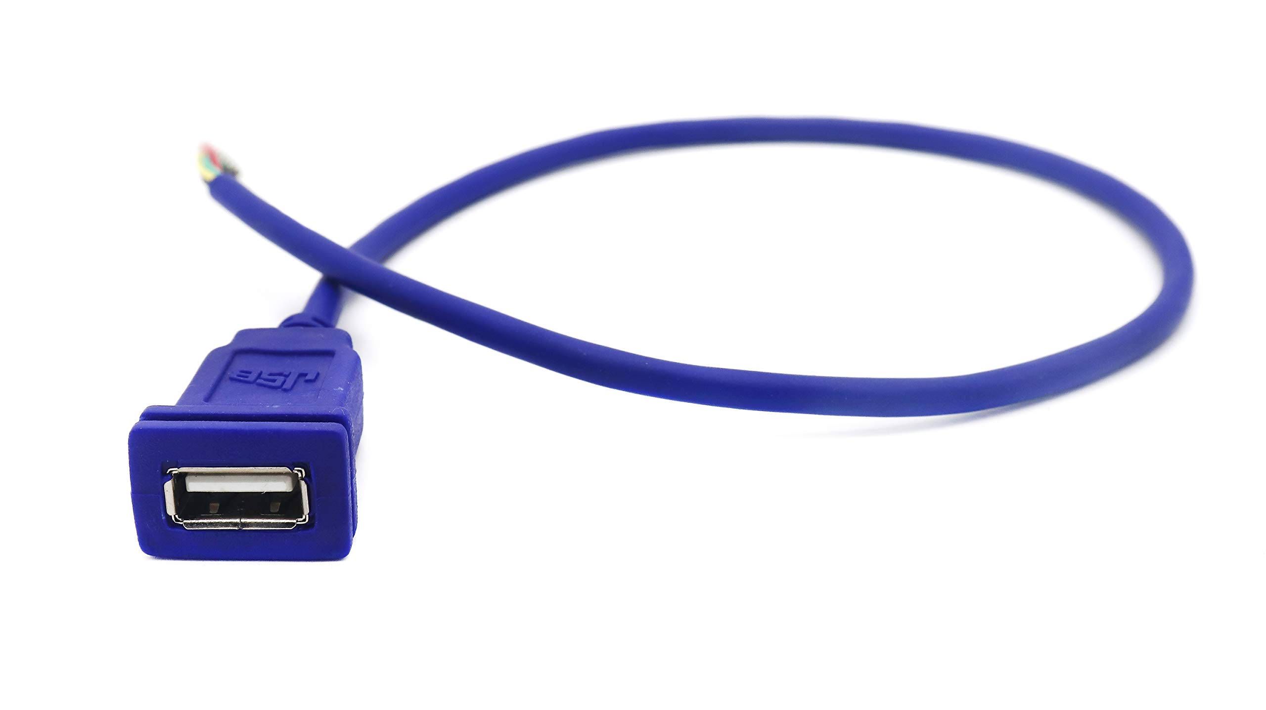 Electronic Spices A Type Female Straight Usb Connector With Blue Pvc ...