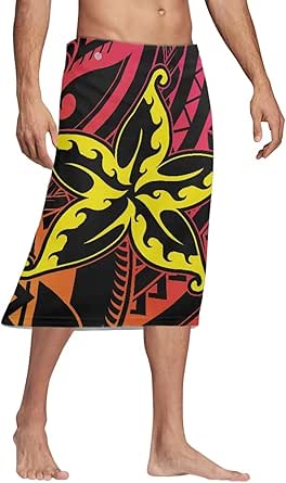 Amazon.com: Zhangruoheng Hawaiian Men's Skirt Polynesian Puletasi Samoa ...