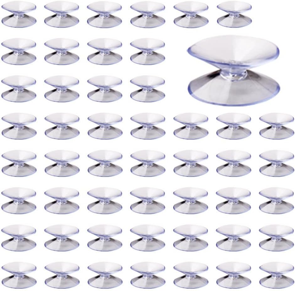 Amazon.com: YUANHONGJIAN Suction Cup Plastic Sucker Pads Without Hooks ...