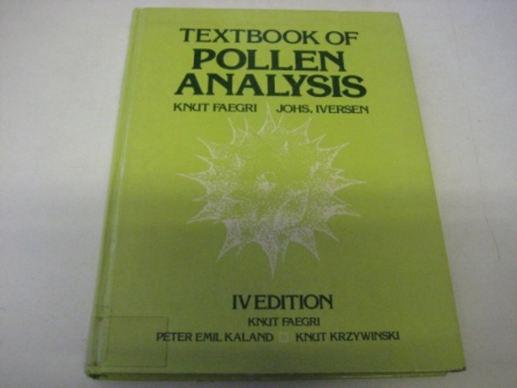 Textbook of Pollen Analysis: Faegri, K., Iversen, Johs: 9780471921783 ...
