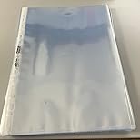 Durable Prospekthüllen (Klarsichthüllen A4 Premium extra stark, 0,08mm) 100 Stück, glasklar ...