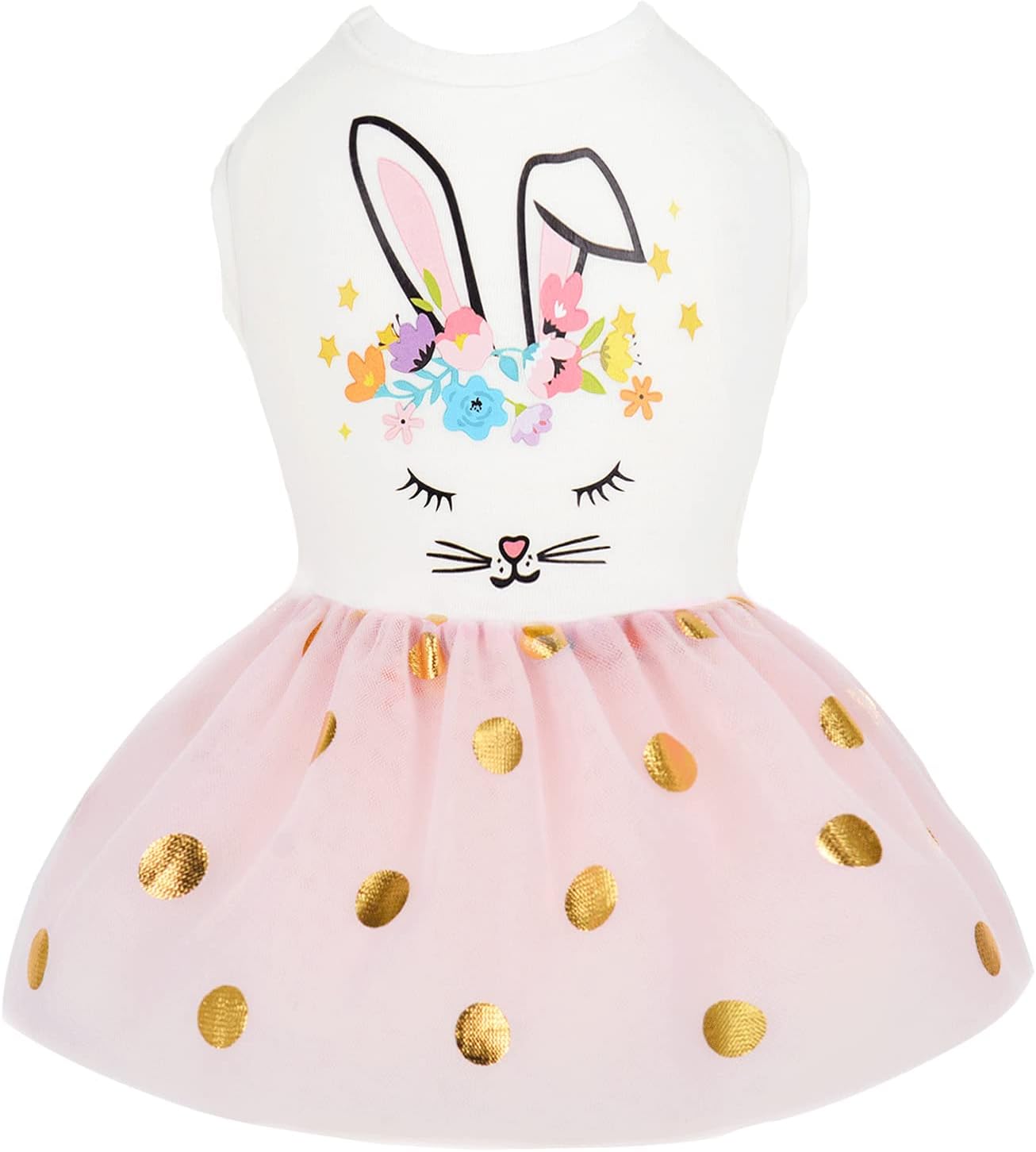Amazon.com : Easter Day Dog Cat Dress, Holiday Bunny Easter Eggs ...
