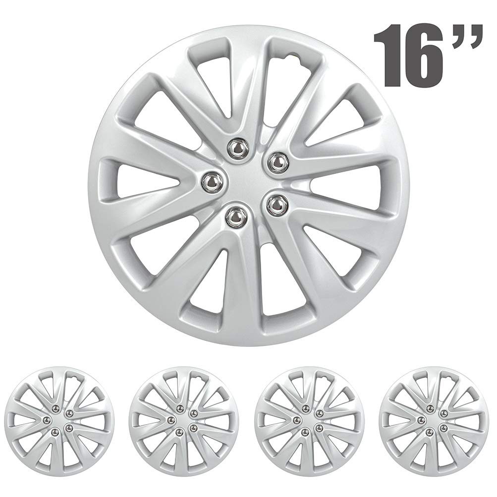 Snapklik.com : 4 Pack 16 Inch Car Wheel Rim Skin Cover Hub Caps Hubcap ...