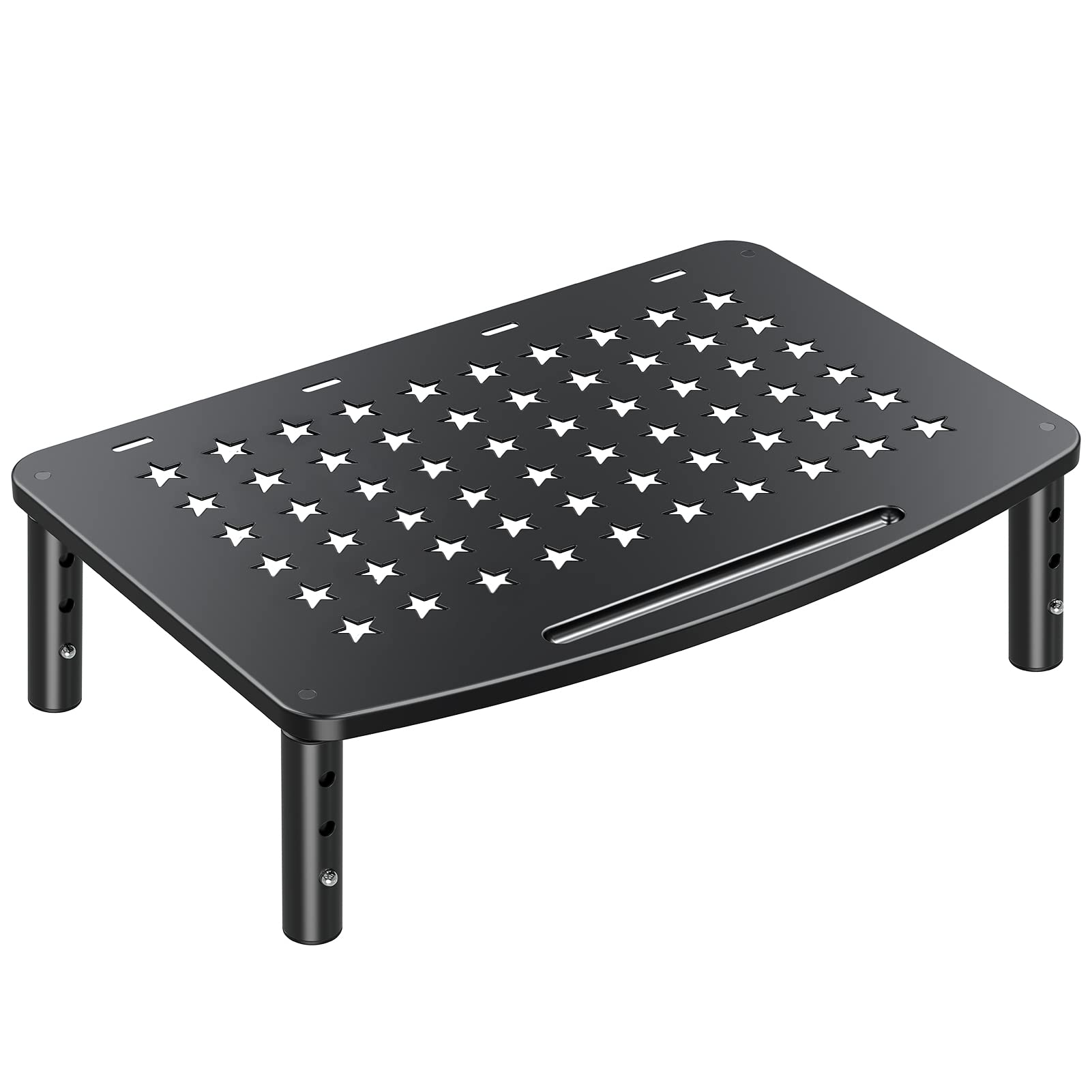 Zimilar 2 Pack Monitor Stands Risers 3 Height Adjustable Monitor ...