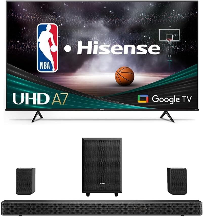 Amazon.com: Hisense 85-Inch Class A7 Series 4K UHD Dolby Vision HDR ...