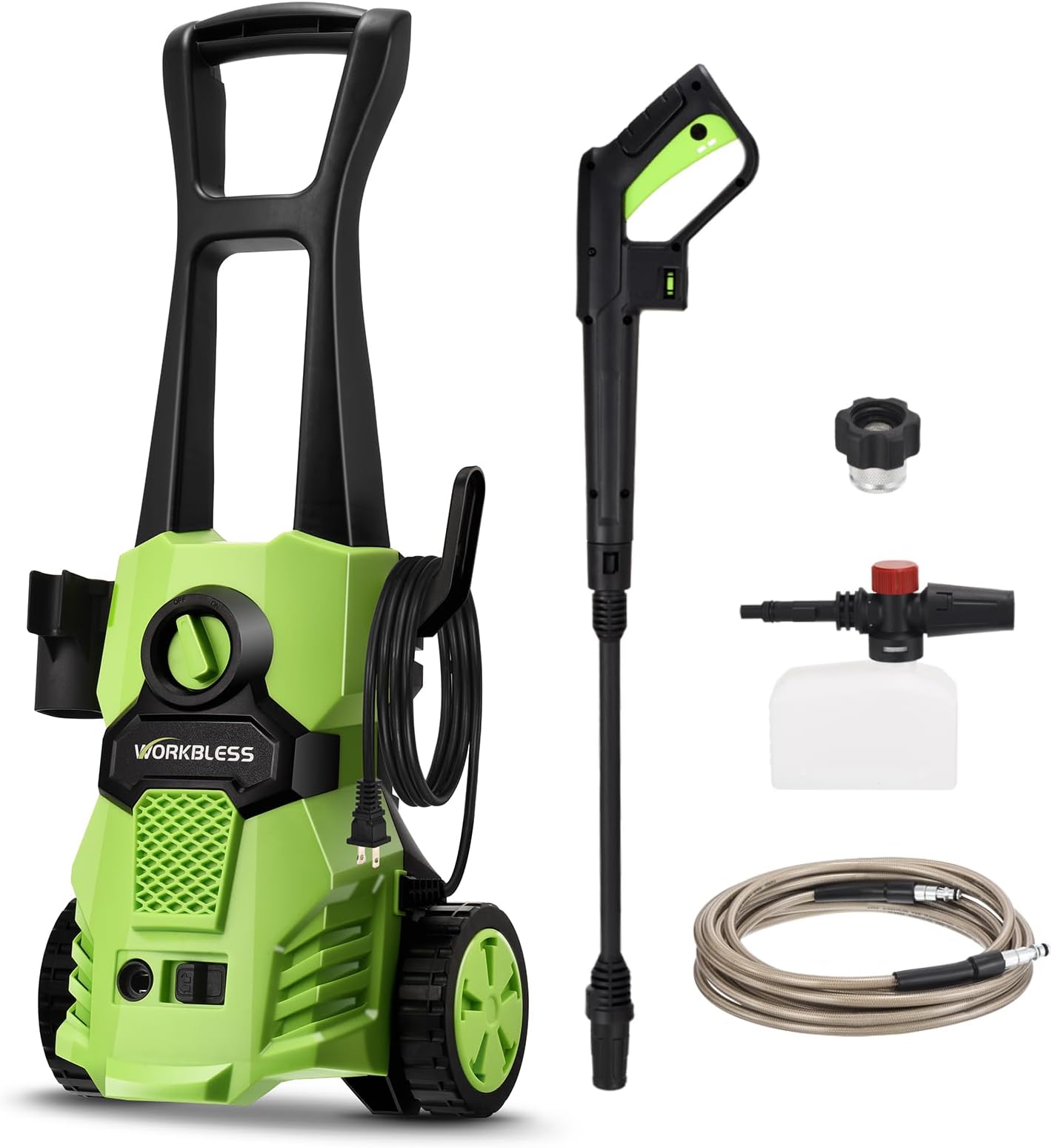 Amazon.com : Rock&Rocker Electric Pressure Washer, 2150 Max PSI 2.6 GPM ...