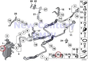 Amazon.com: 2 X BMW Genuine Cooling Engine Radiator Blind Plug X5 4.4i ...