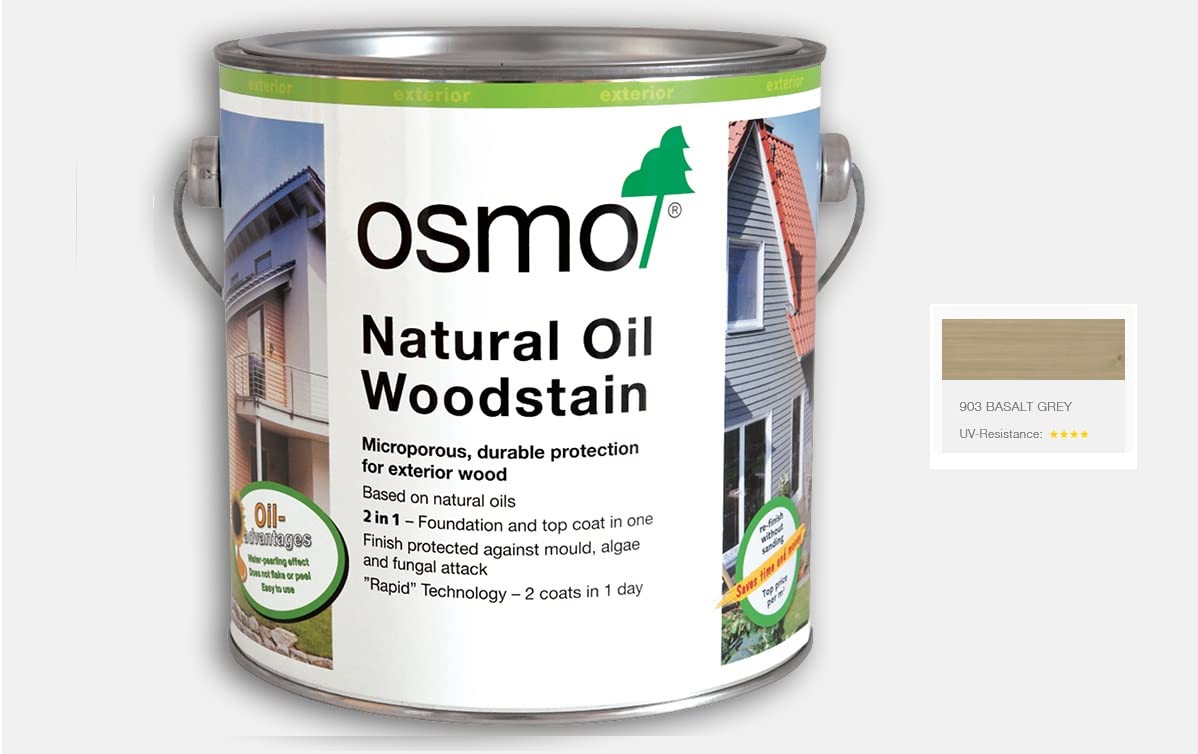 Osmo Wood Protection Oil Stain 750 ml, Basalt Grey 903 : Amazon.co.uk: DIY & Tools