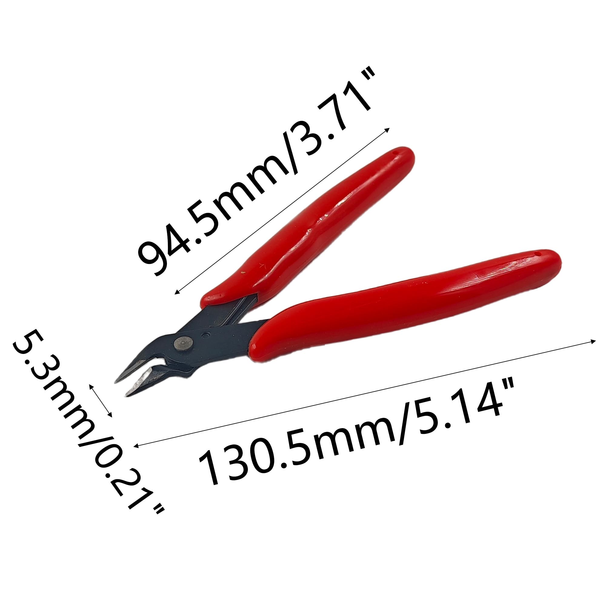 Snapklik.com : PDETVEO 3PCS 5 Inch Micro Flush Cut Pliers, Wire Snips ...
