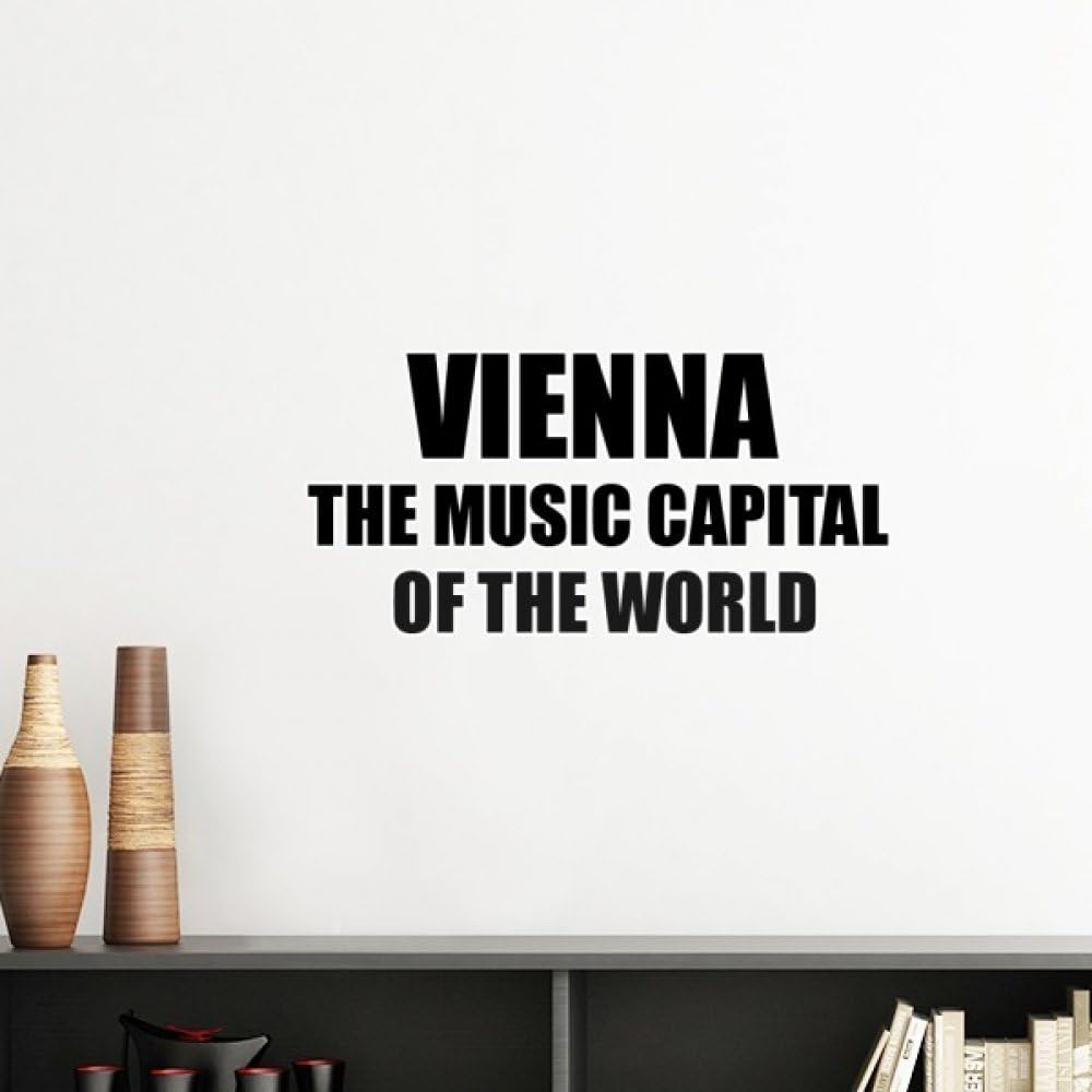 Amazon.com: Vienna Music Capital of The World Silhouette Removable Wall ...