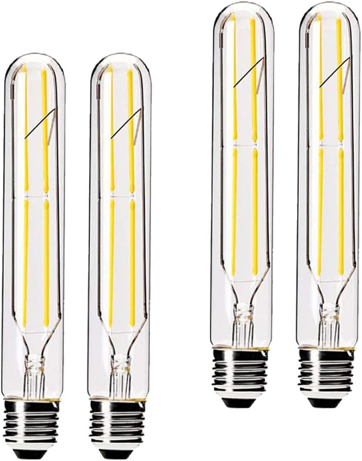 Arberlic 7.3 Inch T10 LED bulb,6W E26 LED bulb dimmable Equivalent E26 ...