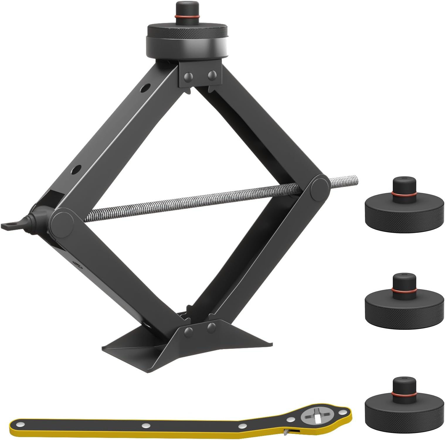 Noliven Car Jack Kit Scissor Jack for Car 3 Ton (6610 lbs), Comes with ...