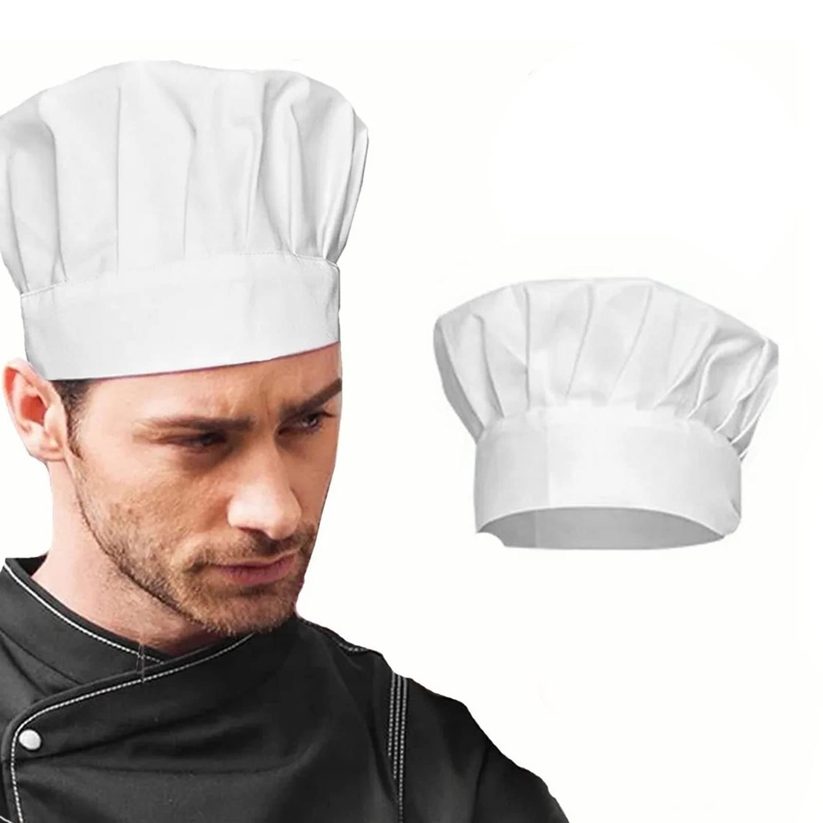 White Chef Hat Chef Hat Twill Colored