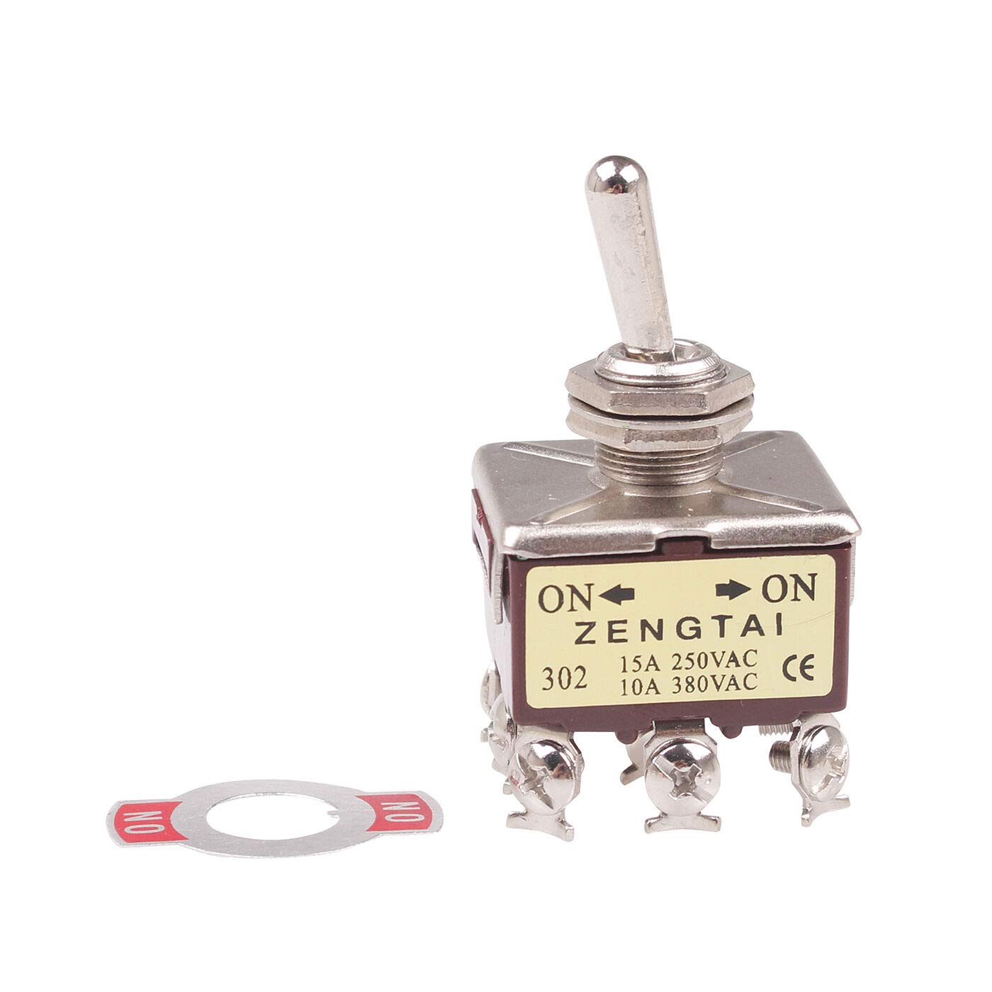 Switches 2 Pcs 3P2T 3PDT 2 Position ON/ON 9 Pin Mini Toggle Switch 15A ...