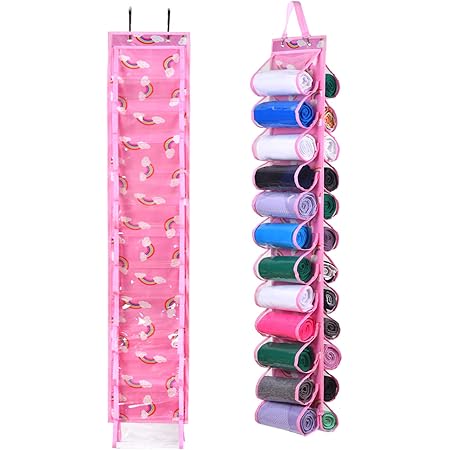 Amazon.com: KISYONGUS 2 Pack Leggings Storage Organizer, Hanging ...