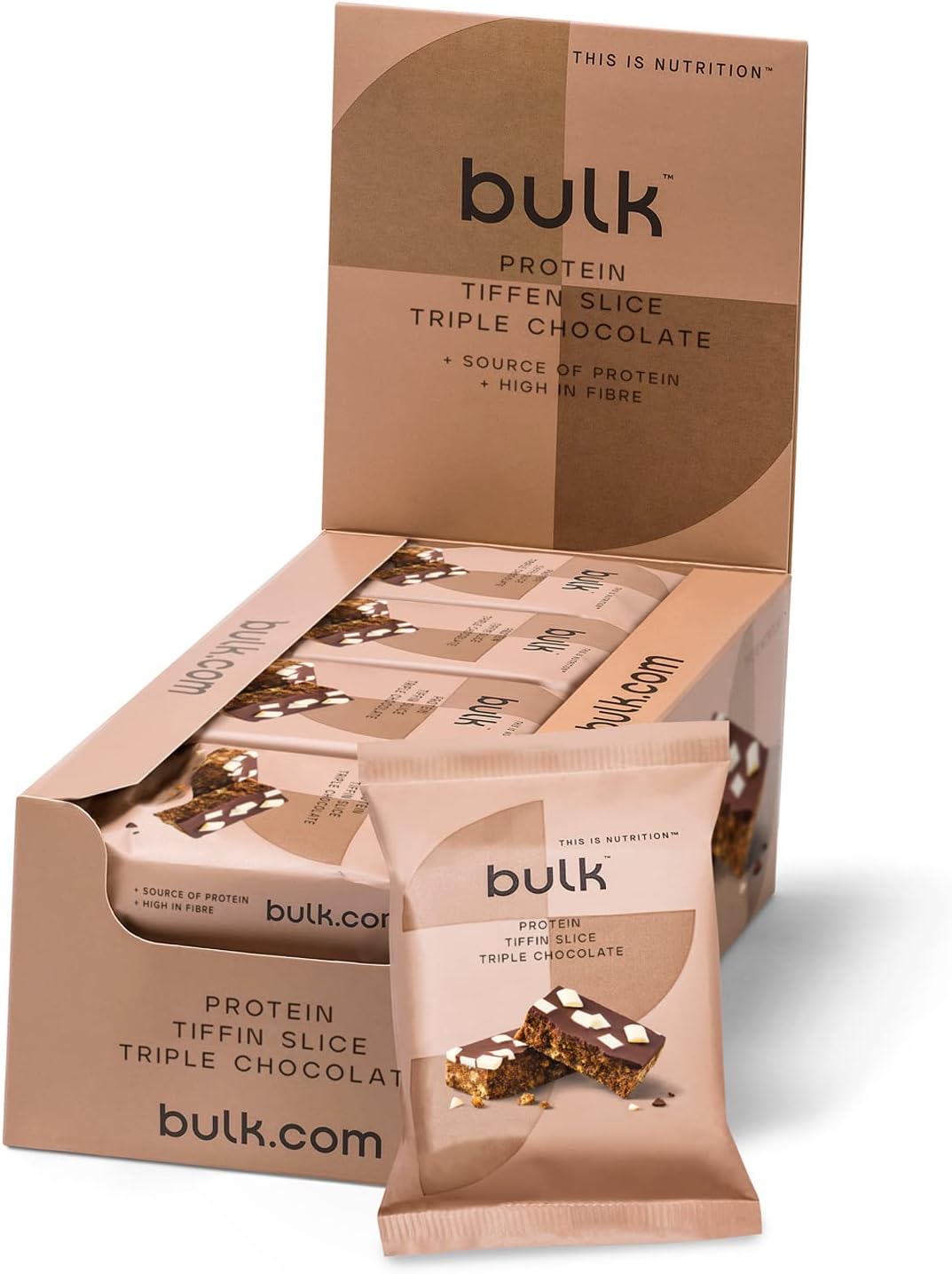 Bulk Protein Tiffin Slice, High Protein Snack, 70 g, Pack of 12 ...